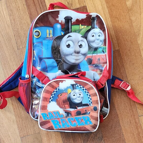 Thomas & Friends | Accessories | Thomas Friends Rail Racer Backpack Detachable Lunchbox | Poshmark